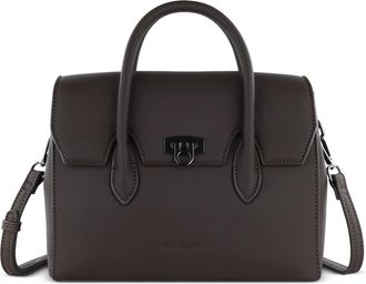 Bugatti Iria Damen Schultertasche M aus Kunstleder, modische Handtasche in braun