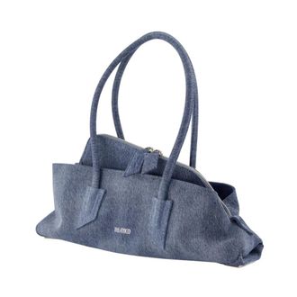 The Attico La Passeggiata Kleine Henkeltasche - - Bags - Damen - Blau - ONE SIZE