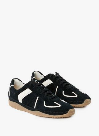 Clarks Baskets bi-mati&egrave;re en cuir