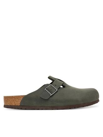 Birkenstock Pantoletten Boston 1032724 Dunkelgr&uuml;n