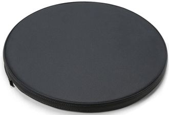 Generic Rundes Stuhlkissen Aus Memory-Schaumstoff Rutschfestes Weiches Rundes Stuhlkissen,1/2/4er Set Sitzkissen/Hockerkissen, Bequemes Bar-Sitzkissen(Black,3