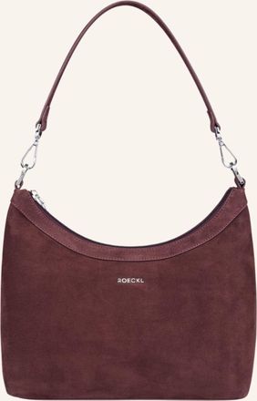 Roeckl Schultertasche Diana Nubuk Small rot