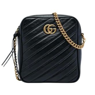 Gucci Sac bandouli&egrave;re matelass&eacute; Pre-owned - Femme - Pre-owned - Noir - Taille: ONE Size