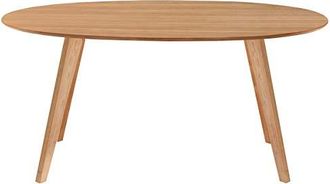 Miliboo Table &agrave; Manger Design scandinave Ovale Bois Clair L160 cm MARIK