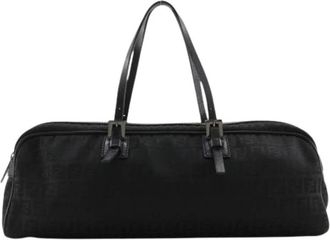 Fendi Pre-owned Sac cabas Zucchino - Femme - Pre-owned - Noir - Taille: ONE Size