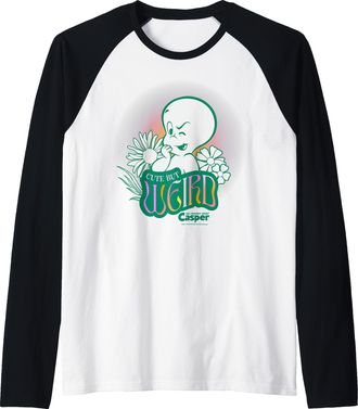 Casper The Friendly Ghost Cute But Weird Raglan
