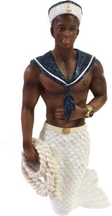 December Diamonds Navy Soul Merman Christmas Tree Ornament 5555109 16,5 cm Kunststoff Hängend Weihnachtsschmuck Weihnachten