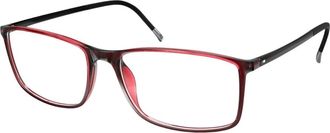 Silhouette unisex, Accessoires, Rouge, Taille: 53 MM Monture optique