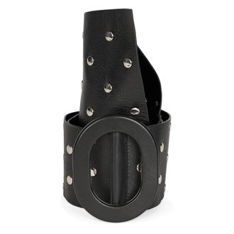 Red Valentino Lederg&uuml;rtel mit Ziernieten - - Accessories - Damen - Schwarzk - S