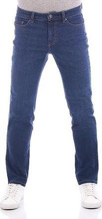 Paddock's Jean Ranger pour homme - Coupe ajustée - En coton stretch - Bleu et noir - Tailles disponibles : W30, W31, W32, W33, W34, W36, W38, W40, W42, W44, Nig