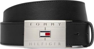 Tommy Hilfiger G&uuml;rtel Tommy Hilfiger Th Flag Plaque Belt AM0AM14322 Schwarz