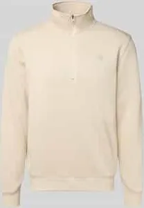 G-Star Sweatshirt mit Troyer-Kragen und Logo-Stitching