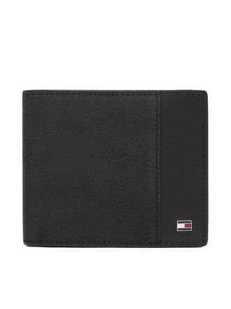 Tommy Hilfiger Geldb&ouml;rse Th Soho Cc Flap And Coin AM0AM14503 Schwarz