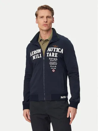 Aeronautica Aeronautica Militare Sweatshirt 261FE2105UF00683 Dunkelblau Regular Fit