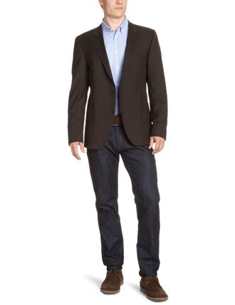 Strellson Premium Herren Sakko Slim Fit 11001432/Jonez-E, Gr. 94, Braun (150)