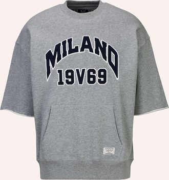 19V69 19V69 Italia Oversized Sweatshirt Verdi College grau