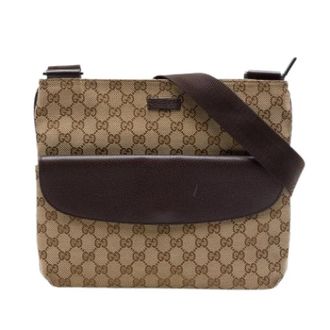 Gucci Pre-owned Canvas Crossbody Bag - - Pre-owned - Damen - Beige - ONE SIZE