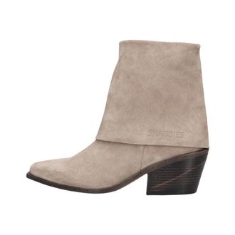 Shabbies Amsterdam Jaira Stiefeletten - - Shoes - Damen - Beige - 40 EU