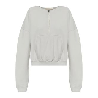 Fear of God Oversized Baumwoll-Sweatshirt - - Sweatshirts & Hoodies - Damen - Grau - L