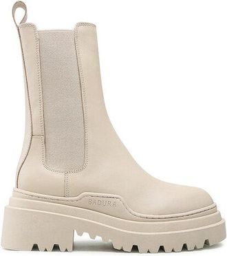 Badura Klassische Stiefeletten 2131 Beige