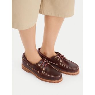 Timberland Mokassins Timberland Authentic Boat 3 Eye Classic TB0513042141 Braun