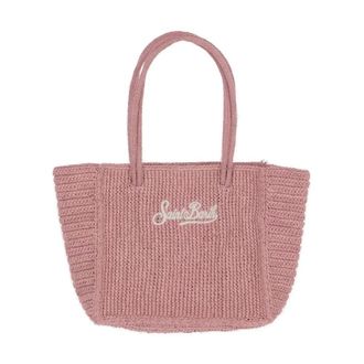 MC2 Saint Barth Medium Raffia Handtasche - - Bags - Damen - Rosa - ONE SIZE