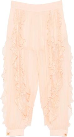 Zimmermann Ruffled Lace Trousers