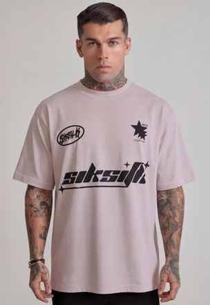 Siksilk Herren Stone Graphic T-Shirt XXL