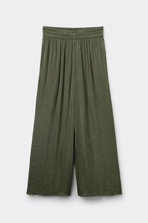 Calzedonia Gl&auml;nzende Palazzohose Grun