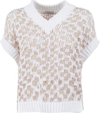 PESERICO Femme, Pulls, Beige, Taille: 42 FR Maglia