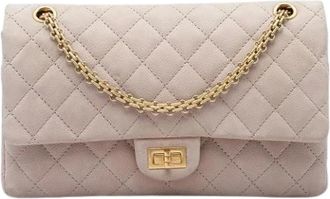 Chanel Sac bandouli&egrave;re vintage double rabat Pre-owned - Femme - Pre-owned - Beige - Taille: ONE Size