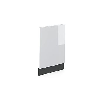Vicco fa&ccedil;ade R-Line, Blanc Haute Brillance/Anthracite, 45 cm sans Plan de Travail