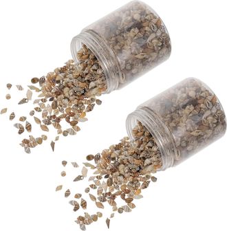 BESPORTBLE Veemoon 2 Dosen Nat&uuml;rliche Muschelschalen Bastelf&uuml;llmaterial aus Epoxidharz Maritime Selbstgemacht Ornamente f&uuml;r Dekoration Korrosionsbest&auml;ndig Vielse