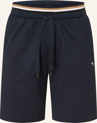 HUGO BOSS Lounge-Sweatshorts Iconic blau