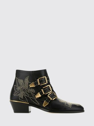 Chlo&eacute; Bottes Femme couleur Noir