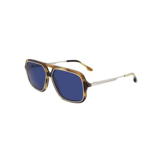 Victoria Beckham Femme, Accessoires, Brun, Taille: ONE Size Lunettes de soleil rectangulaires en ac&eacute;tate