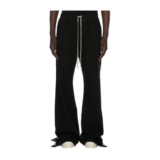 Rick Owens Homme, Pantalons, Noir, Taille: M Wide Pusher Pants