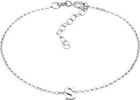 Elli Bracelet Femmes pendentif lettre S basique en argent sterling 925