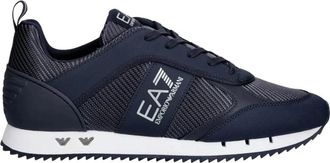Emporio Armani Emporio Armani Ea7, Homme, Chaussures, Bleu, Taille: 40 EU Baskets en mesh carbone