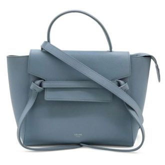 Celine Sac bandouli&egrave;re vintage Pre-owned - Femme - Pre-owned - Bleu - Taille: ONE Size