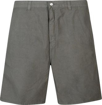 Carhartt Work in Progress Homme, Shorts, Vert, Taille: L Cotton Bermuda Shorts
