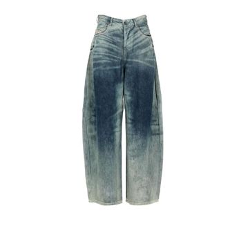 Diesel Loose-fit Jeans - Femme - Jeans - Bleu - Taille: W26 L30
