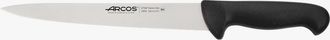 Arcos Tranchiermesser Edelstahl NITRUM 190 mm - Pr&auml;ziser Schnitt, Langlebig - Schwarzer Polypropylen-Griff - Serie 2900