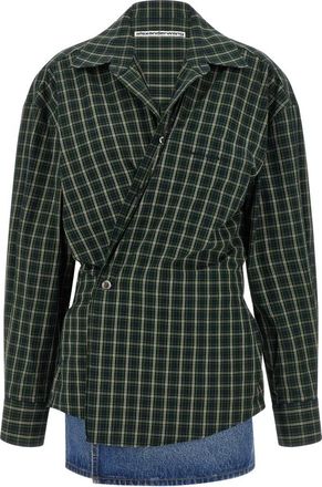 Alexander Wang Femme, Robes, Multicolore, Taille: 32 FR Mini-robe portefeuille pr&eacute;-stylis&eacute;e
