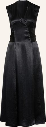 AllSaints Allsaints Wickelkleid Jeanne Aus Satin schwarz