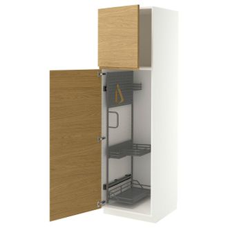 IKEA METOD Hochschrank mit Putzschrankeinr