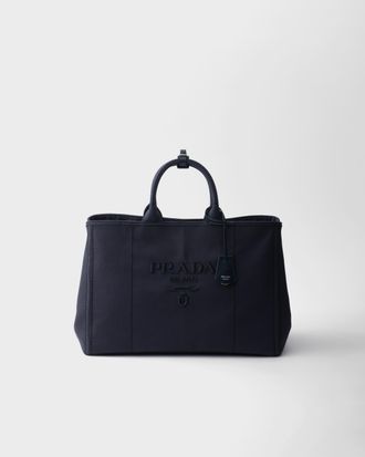 Prada Jardinière Extragroße Tote Bag aus Canvas