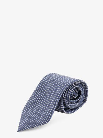 Tom Ford Silk tie with geometric pattern - TOM FORD - gender_Man