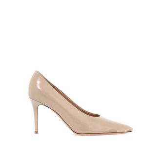 Gianvito Rossi Leder Pumps mit spitzer Kappe - - Shoes - Damen - Beige - 39 1/2 EU