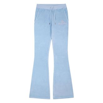 Juicy Couture Juicy Script Velou Hose - - Trousers - Damen - Blau - S